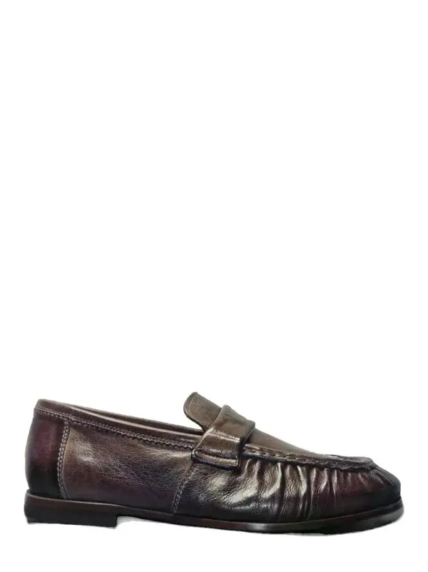 STURLINI FIRENZE Gathered-detail Loafers - Brown