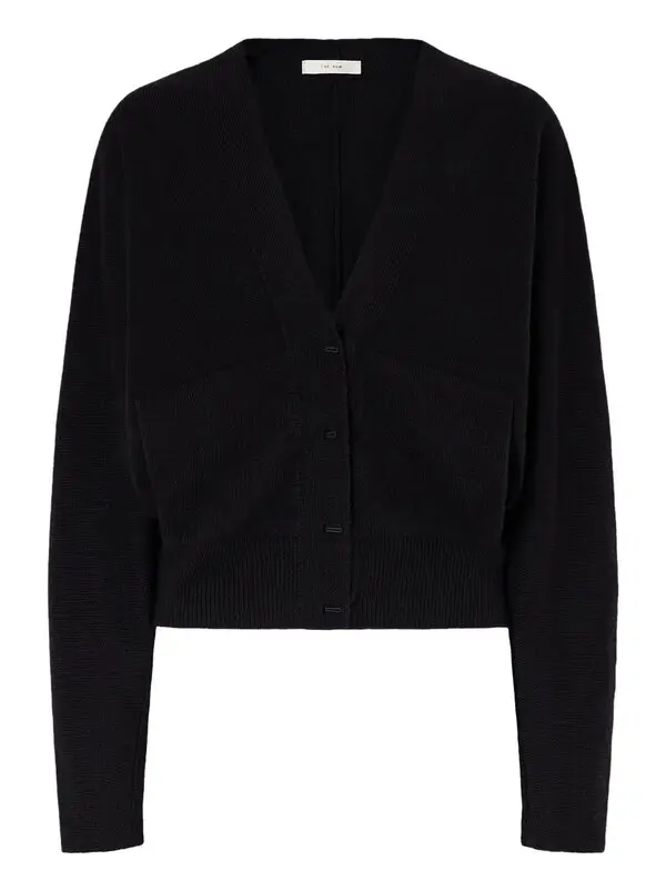 THE ROW Navona Cardigan - Black