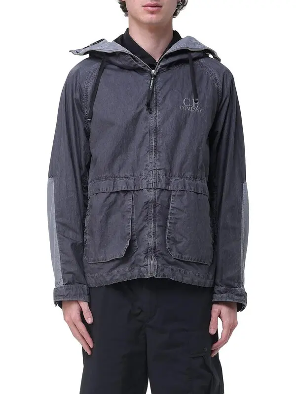C.P. COMPANY Explorer Wax 50 Fili Jacket - Black
