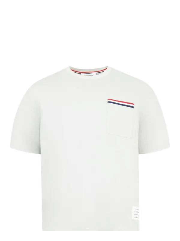 Thom Browne Short-sleeve Pocket Tee - Grey