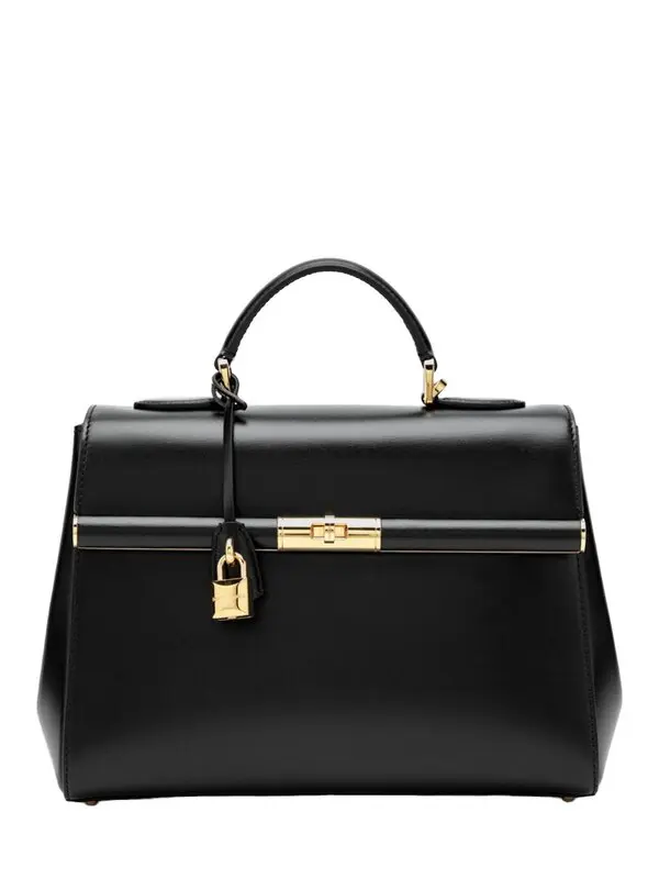 Dolce & Gabbana Marlene Grained Leather Bag - Black