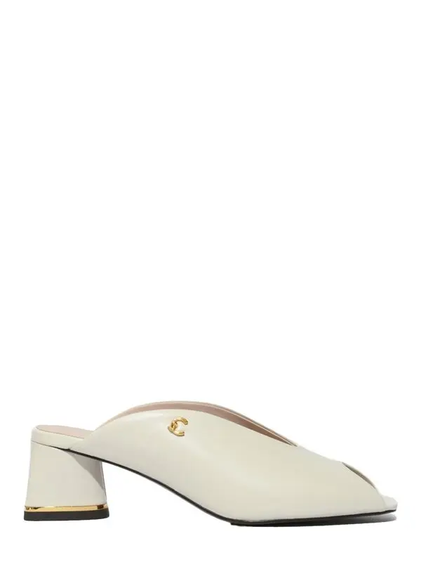 COCCINELLE Heeled Sandal - Pearl