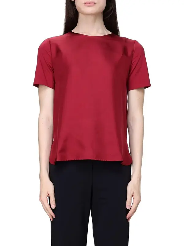Max Mara Satin Blouse - Red