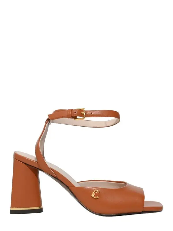 COCCINELLE Heeled Sandals - Coral