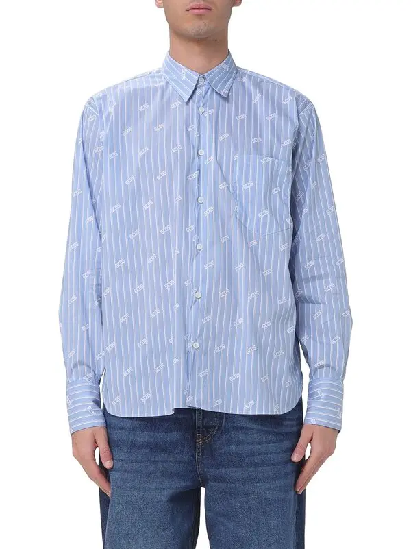 Gcds Striped Shirt - Blue