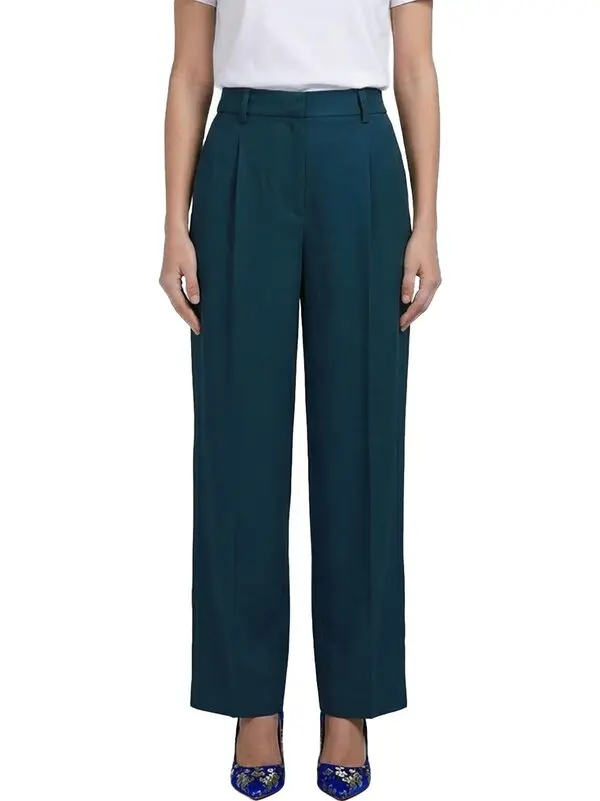 Giorgio Armani Wide Leg Trousers - Green