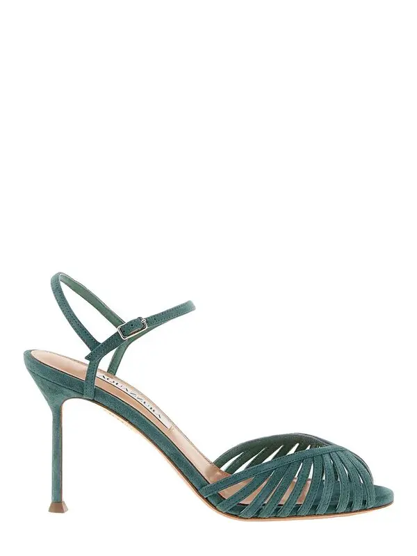 AQUAZZURA Heeled Sandal - Green