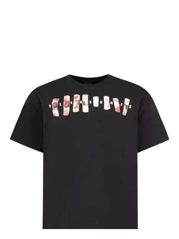 PLEASURES Wounded T-shirt - Black