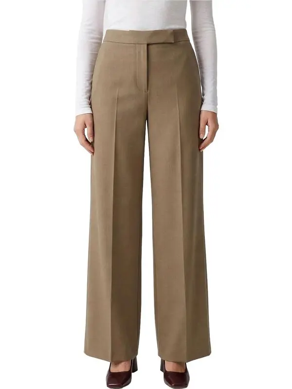 Max Mara Wide Leg Pants - Brown