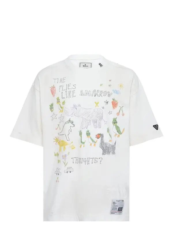 Mihara Yasuhiro Doodle Tee - White