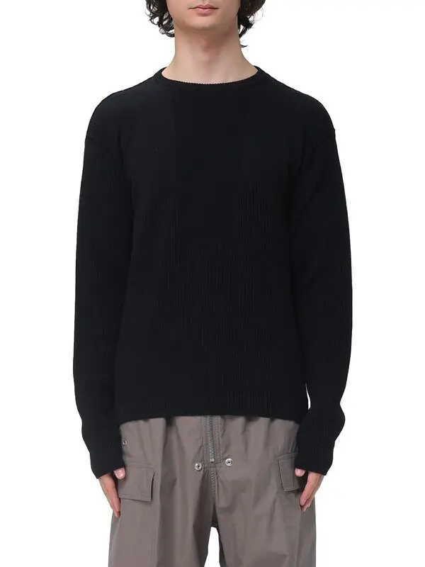 Rick Owens Cotton Crew Neck Pullover - Black