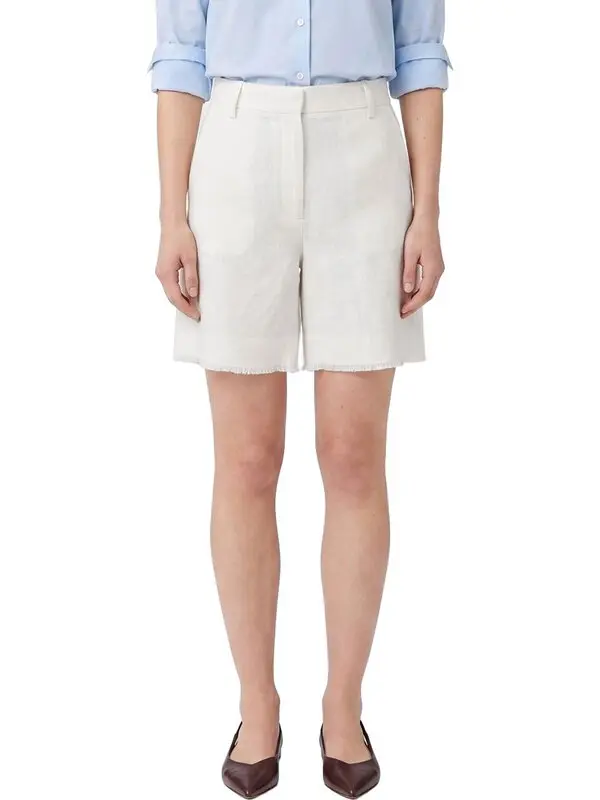 Max Mara Tailored Shorts - White