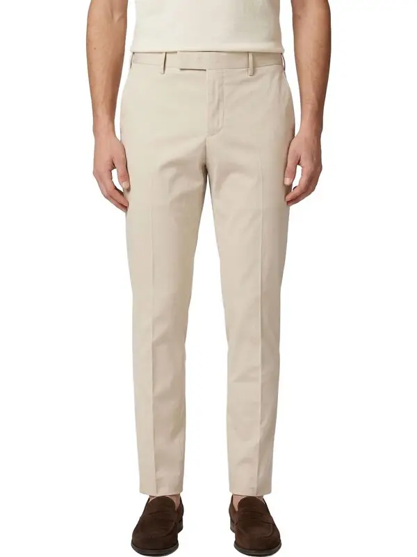 PT TORINO Gabardine Tailored Trousers - Beige
