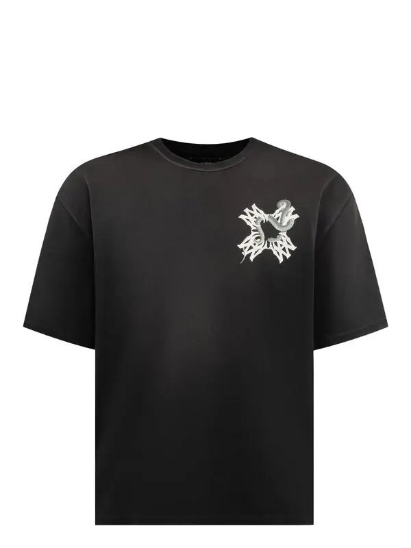 Amiri Ma Quad Snake Tee - Black