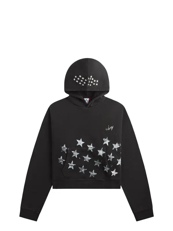 JORDAN J Ih Crop Hoodie - Black