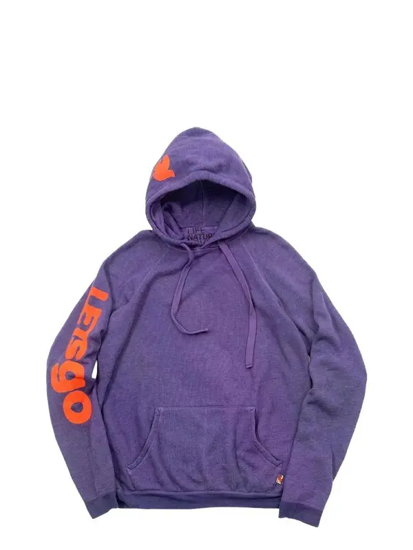 FREECITY Text-print Hoodie - Purple