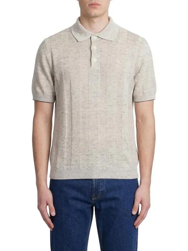 Brunello Cucinelli Cotton Knit Polo Shirt - Rope
