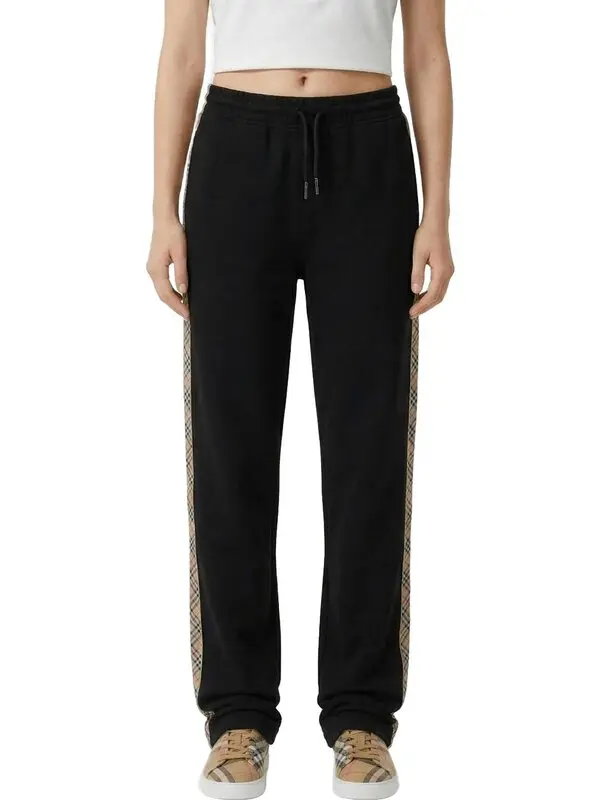 Burberry Straight Leg Trousers - Black