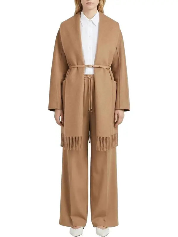 Max Mara Belted Coat - Camel