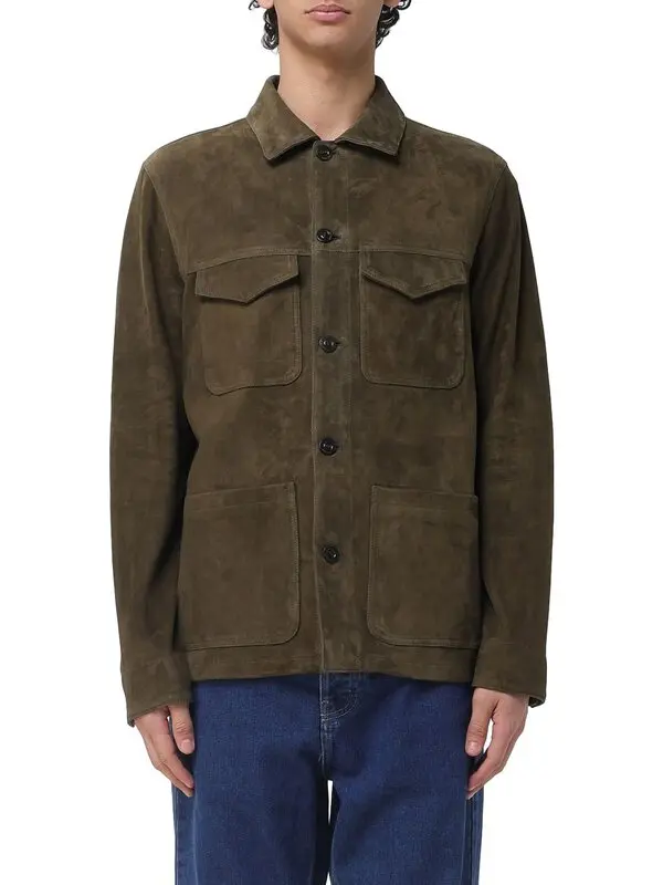 Boglioli Suede Leather Jacket - Brown