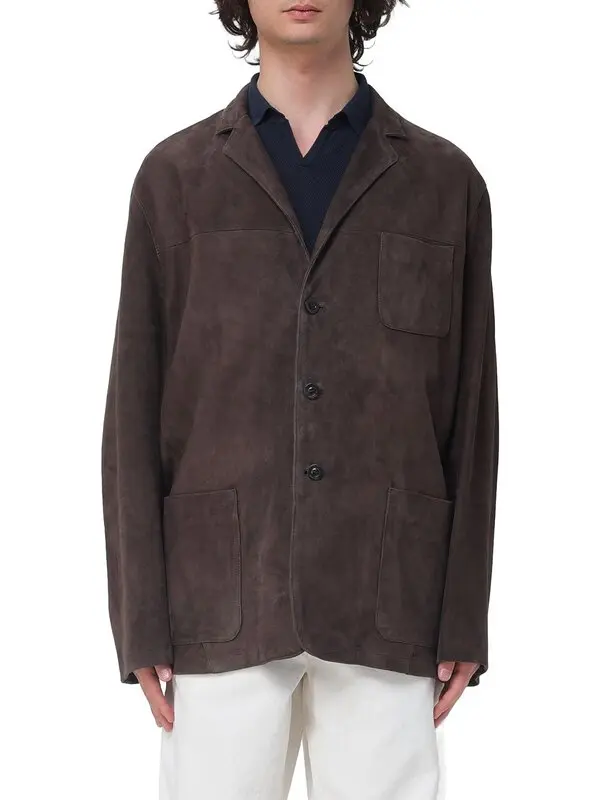 Boglioli Suede Blazer Jacket - Brown