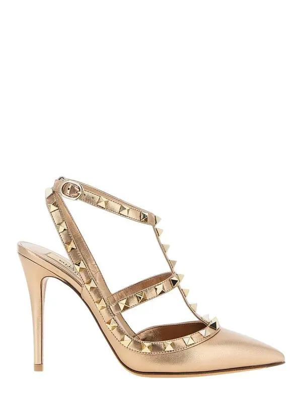 Valentino Garavani Stiletto Pumps With Stud Embellishments - Pink