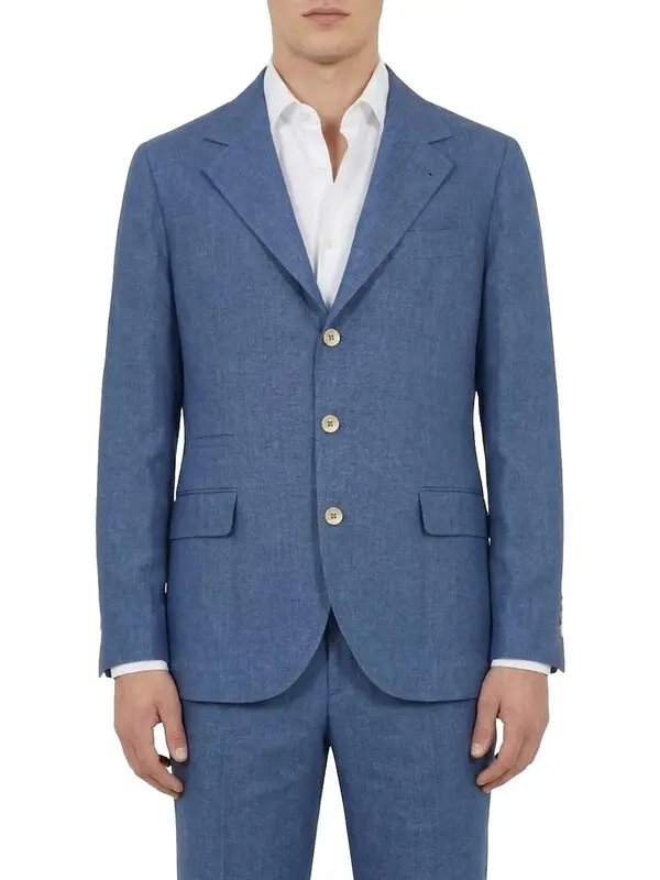 Brunello Cucinelli Single Breasted Jacket - Stone Bleached