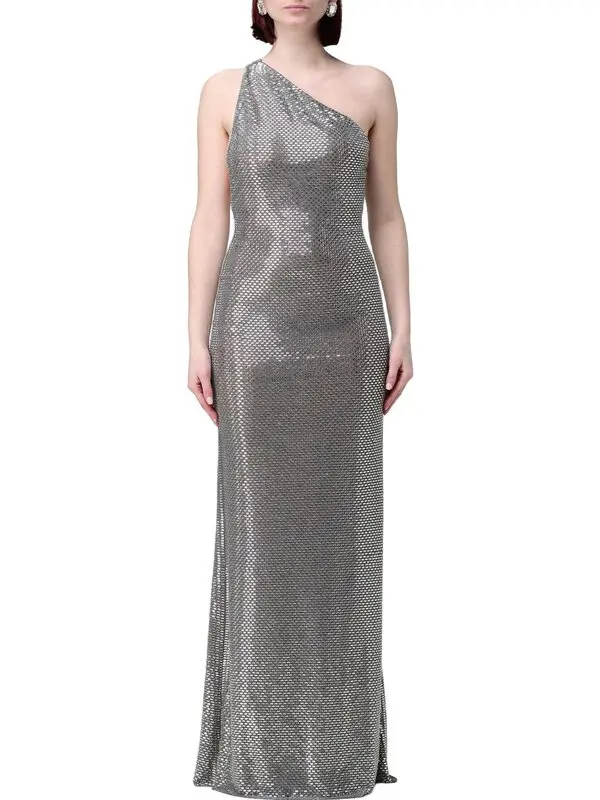 SELF-PORTRAIT Column Gown - Grey