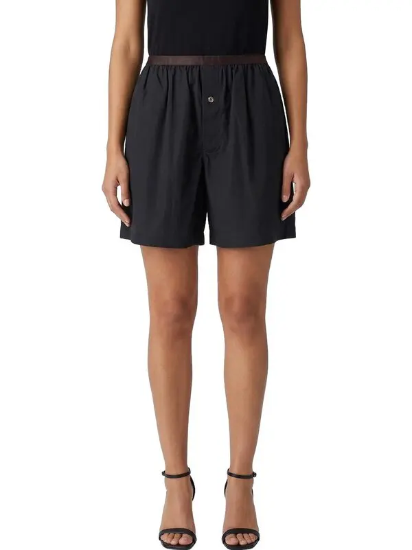 LEMAIRE Cotton Silk Shorts - Grey