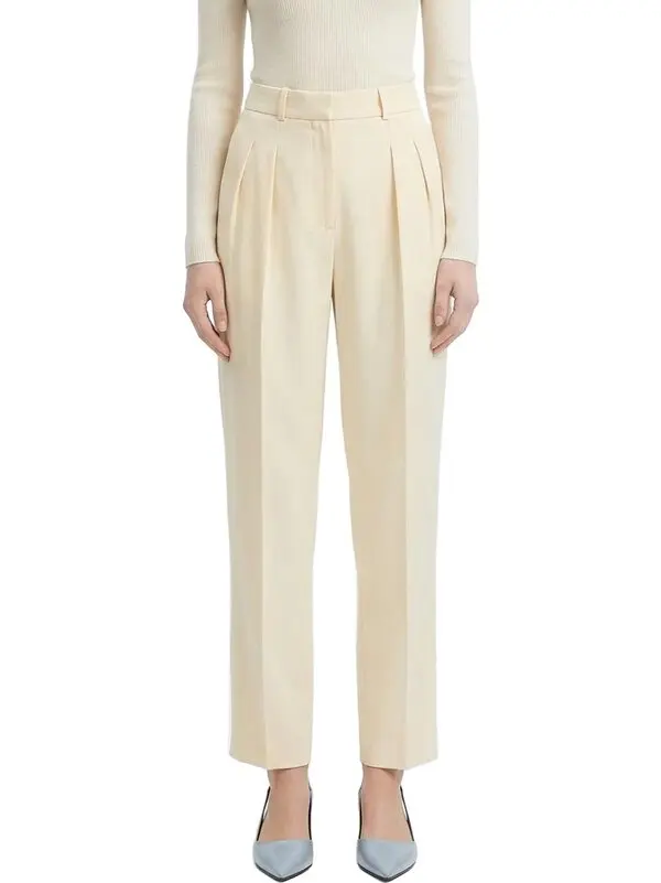 Loulou De Saison Pleated Trousers - White