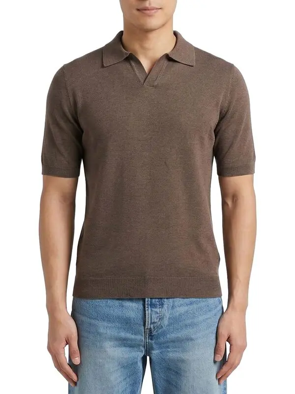 Tagliatore Polo Shirt - Brown