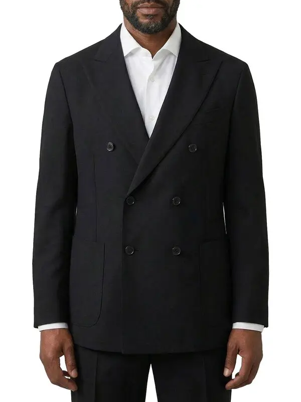 Barena Venezia Double Breasted Blazer - Black