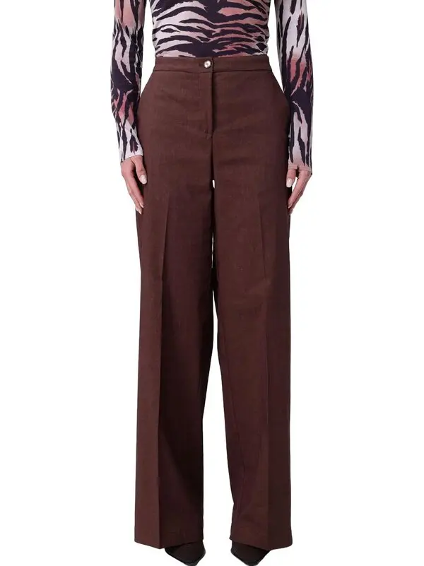 Pinko Wide Leg Trousers - Brown