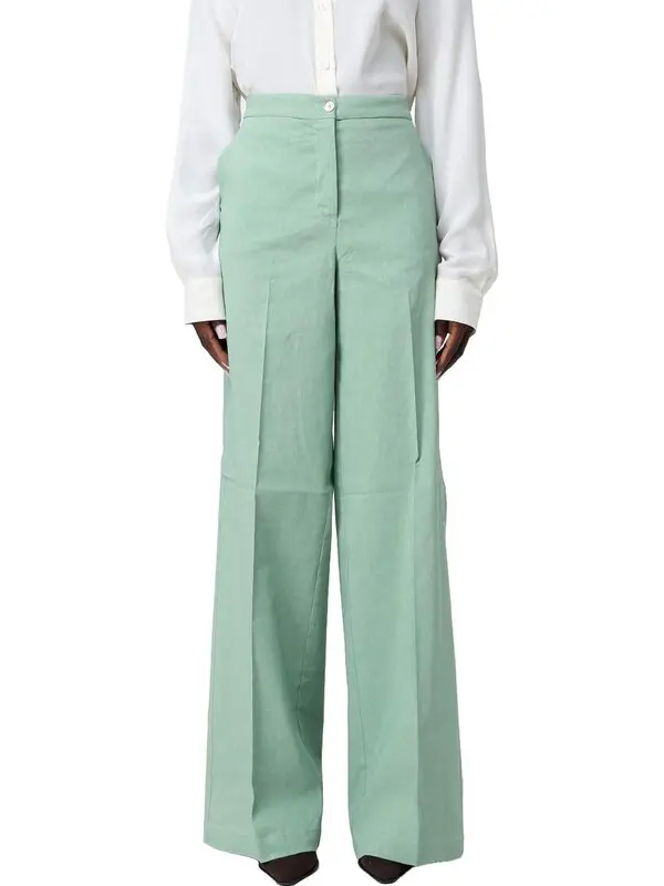 Pinko Wide Leg Trousers - Green