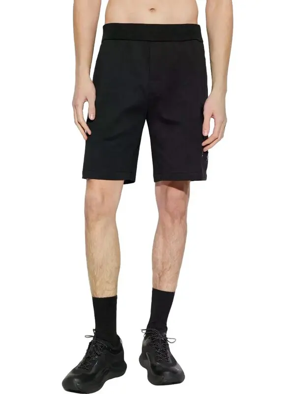 Moose Knuckles Logo-detail Cargo Shorts - Black