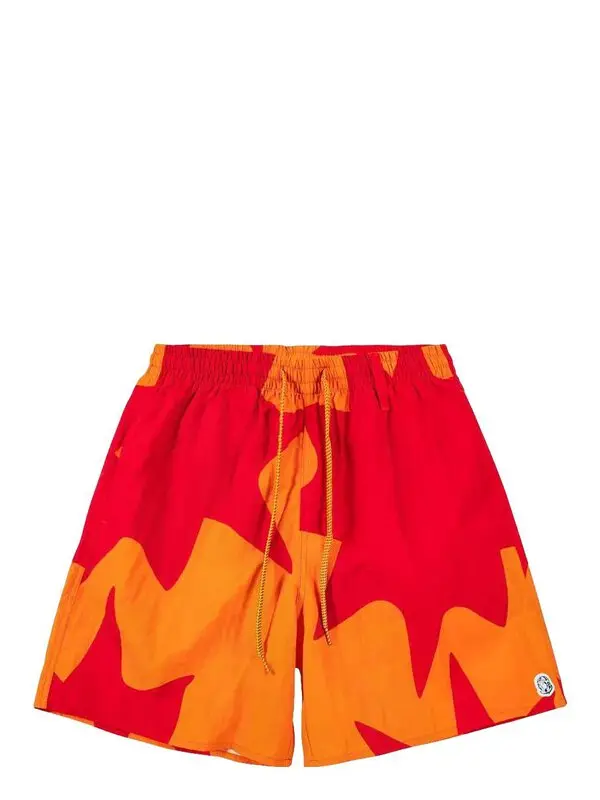 BILLIONAIRE BOYS CLUB Patterned Shorts - Red