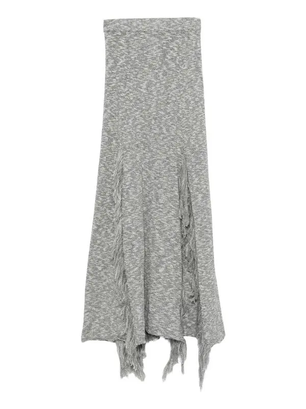 MRZ Fringed Skirt - Grey