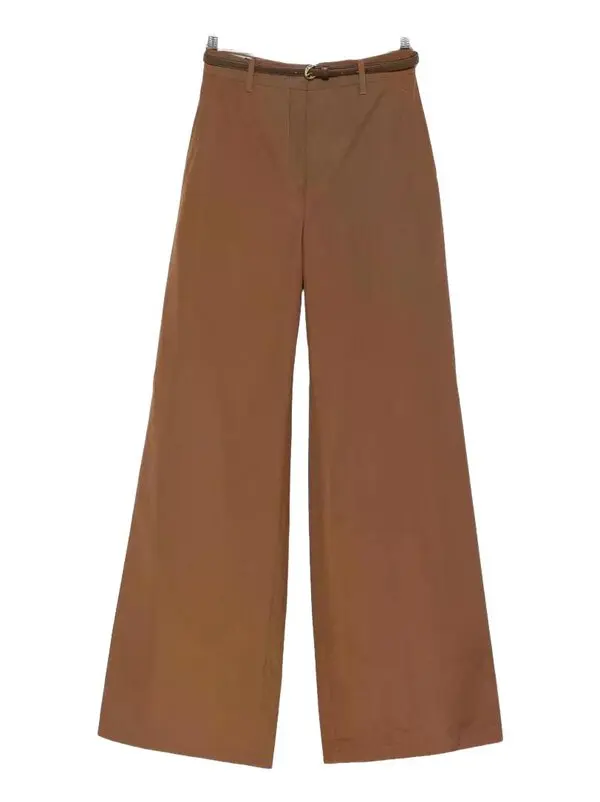 Max Mara Belt-loops Trousers - Brown