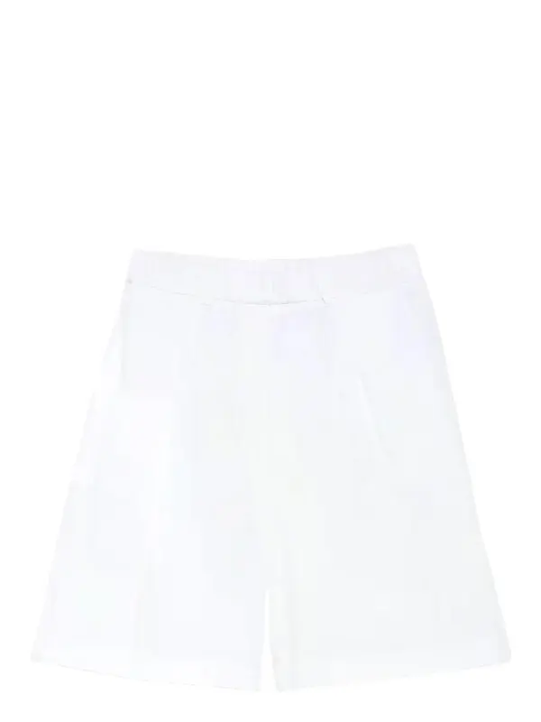 VIA MASINI 80 Elasticated Pleated Shorts - White