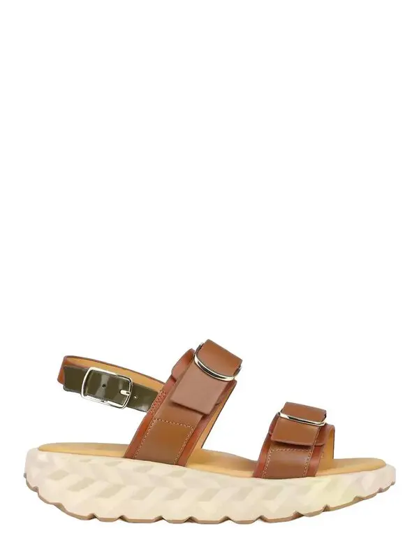4CCCCEES Jabara Sandy Heeled Sandals - Brown