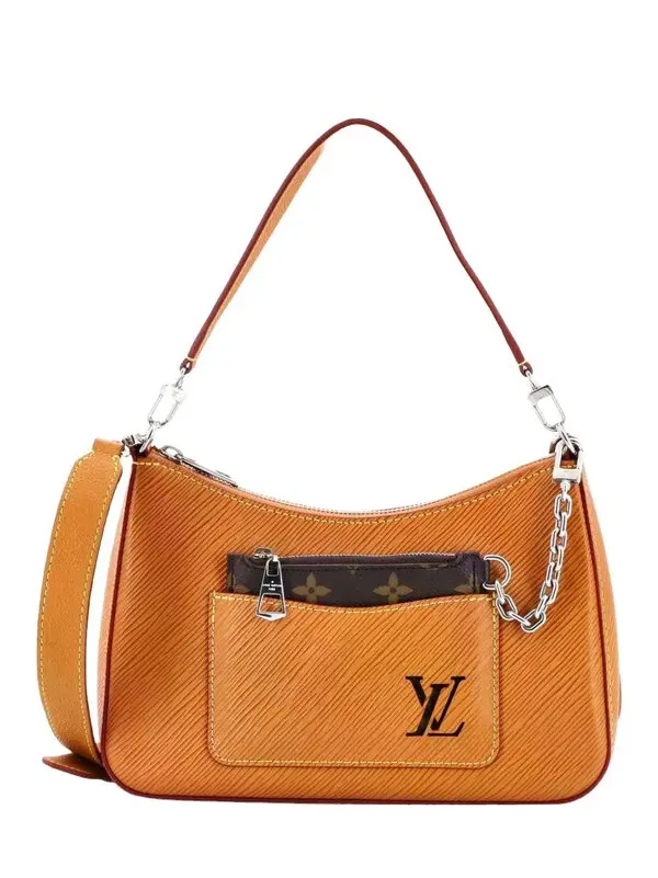 LOUIS VUITTON Marelle Handbag Epi Leather Hobo Bag - Brown