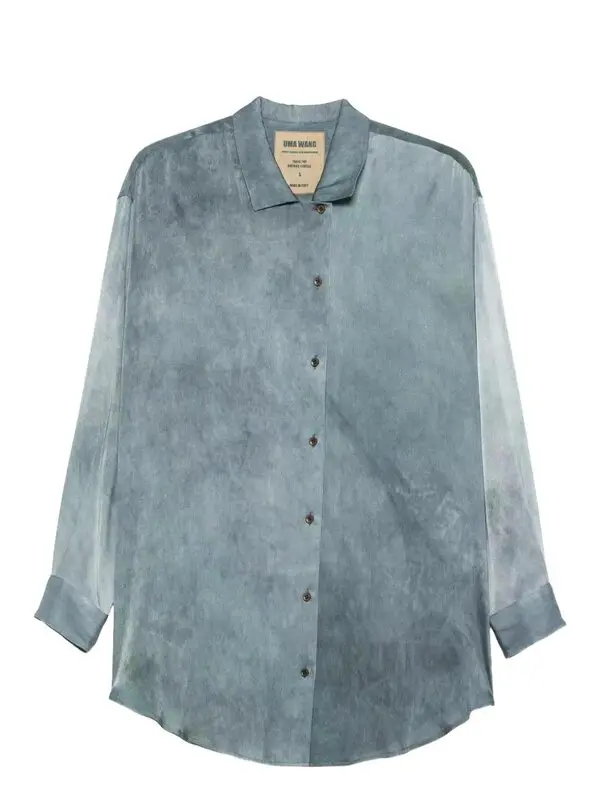 UMA WANG Teays Buttoned Shirt - Blue