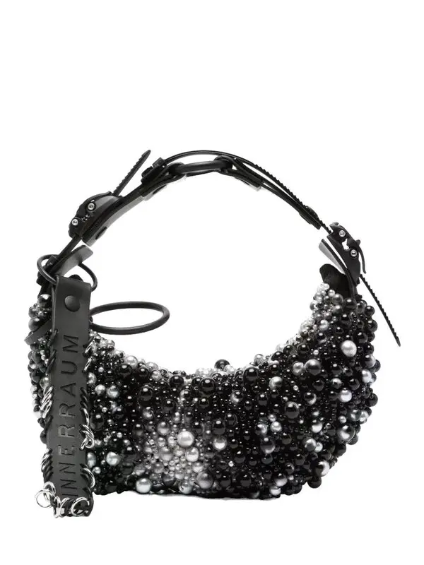 INNERRAUM Faux-pearls Embellished Tote - Black