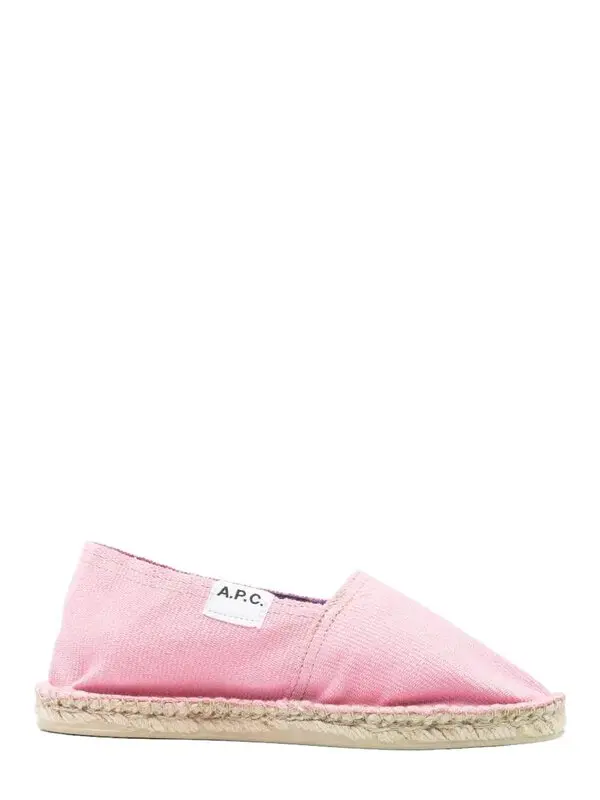 A.p.c. Logo Espadrilles - Pink