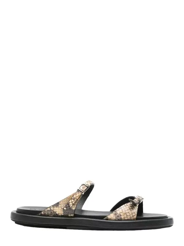 POEVE Buckle Sandals - Neutrals