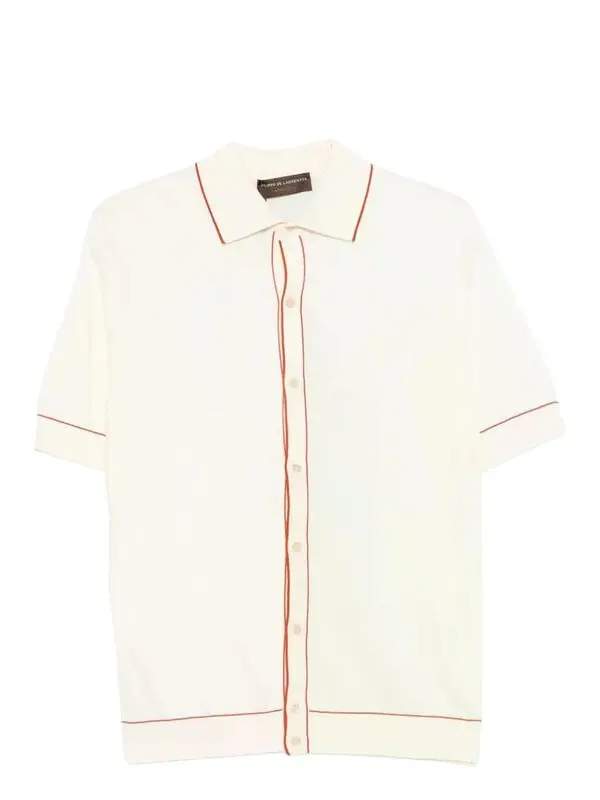 FILIPPO DE LAURENTIIS Cotton Shirt - Neutrals