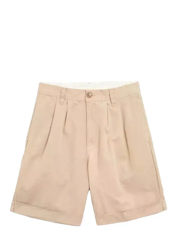 Carhartt Work In Progress Pleated Cuffed Shorts - Neutrals