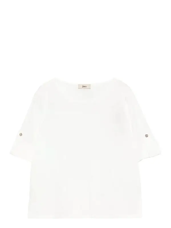 Herno Round-neck Blouse - White
