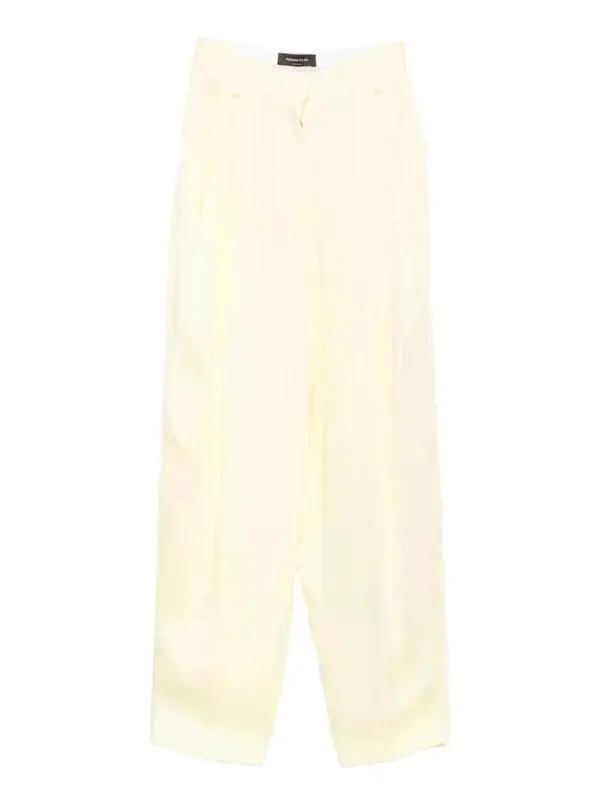 Fabiana Filippi Pleated Tapered Trousers - Yellow