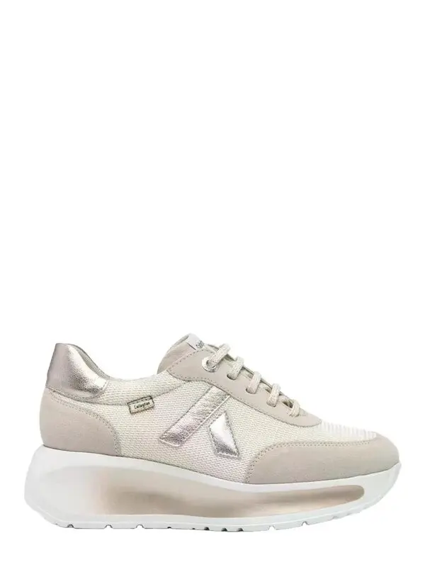 CALLAGHAN Metallic Lace-up Sneakers - Neutrals